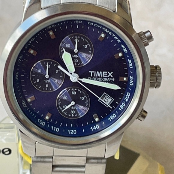 Timex | Accessories | New Timex Men Chronograph Quartz Wdate | Poshmark